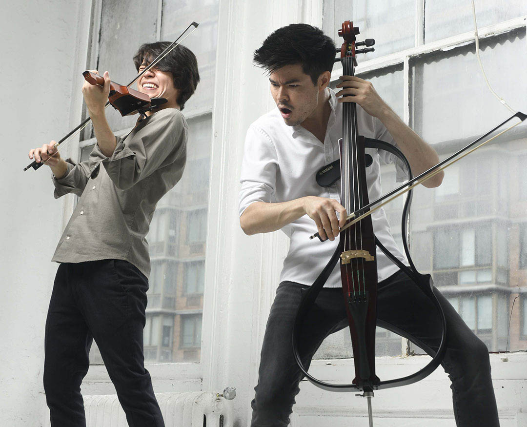 Violin-cello duo performs at Lake Flower Landing next week | News ...